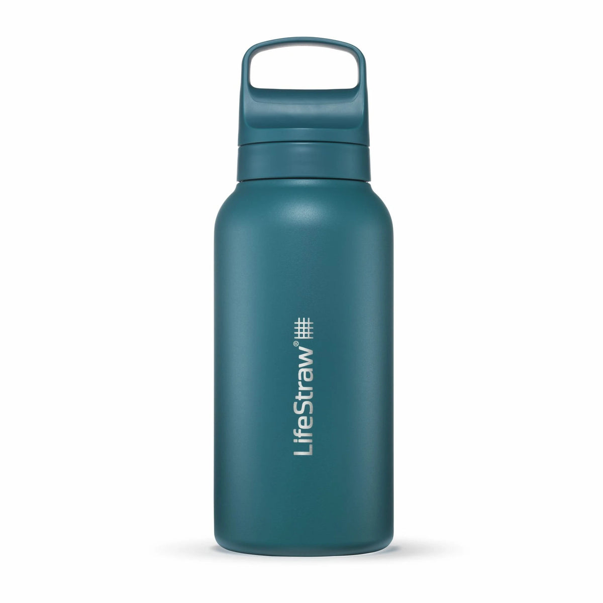 Botella filtrante isotérmica de acero inoxidable - Serie Go 1L (azul ...