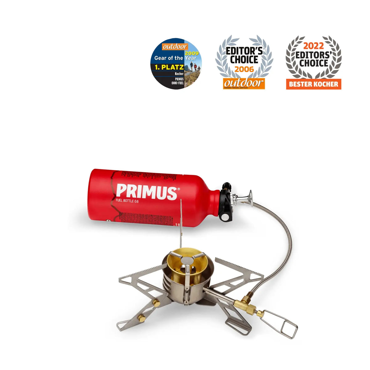 Réchaud multicombustible OmniFuel + Bouteille + Pochette / Primus ...