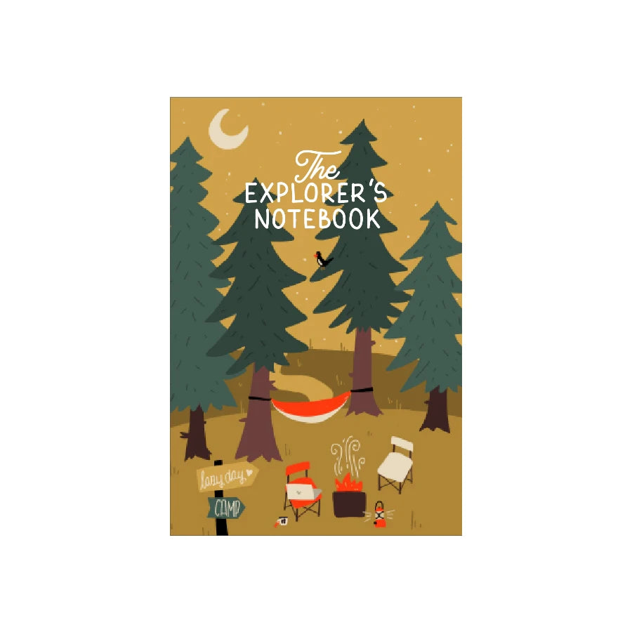 Carnet de voyage The Explorer's Notebook Forêt / Roadtyping - Casambu.com