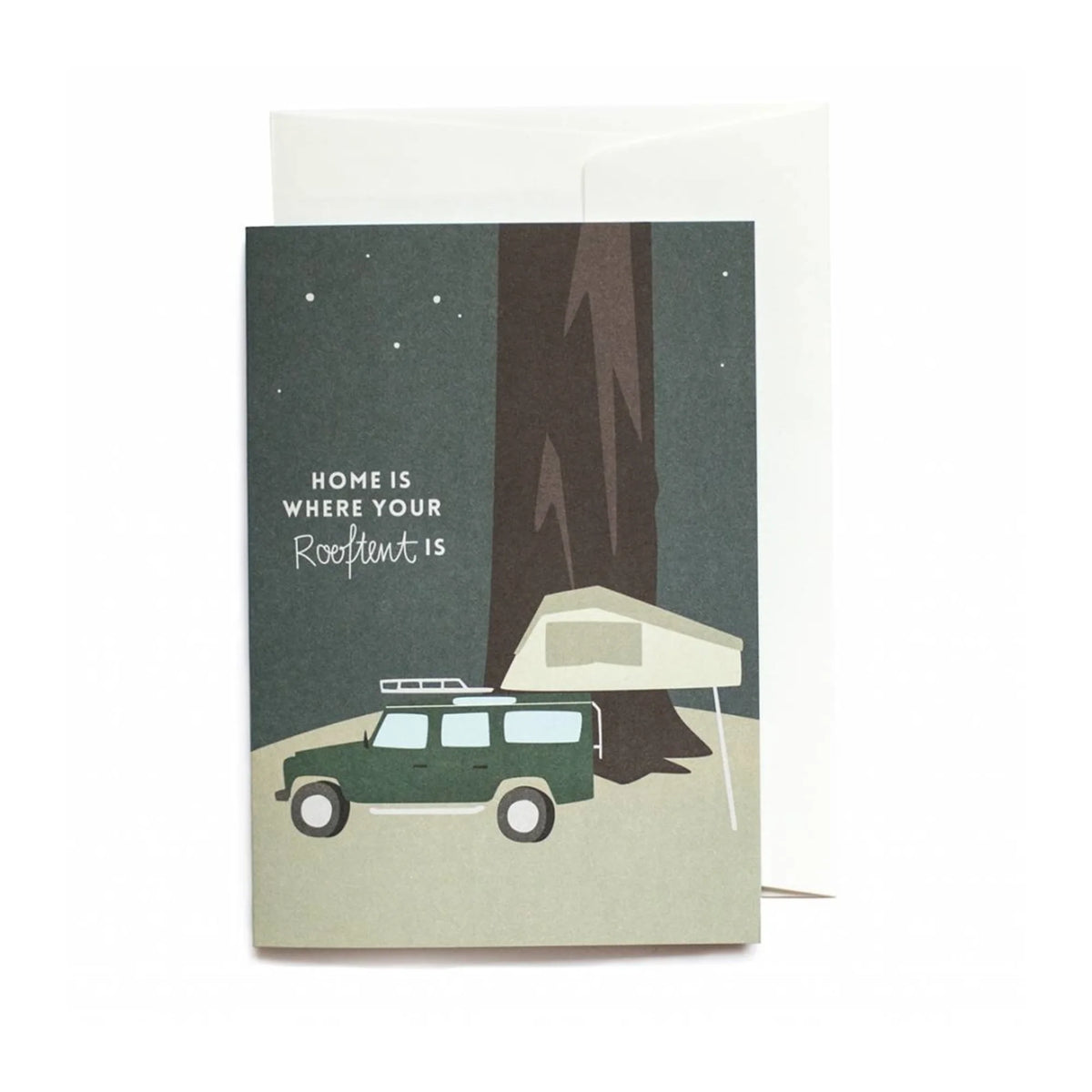 Card with envelope - Bus Adventure / Roadtyping - Casambu.com